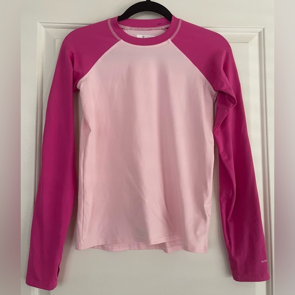 Columbia | Shirts & Tops | Columbia Girls Pink And Magenta Long Sleeve ...
